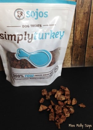 Sojos Simply Turkey Dog Treats for a Real Raw Meat Treat #Review - Miss ...