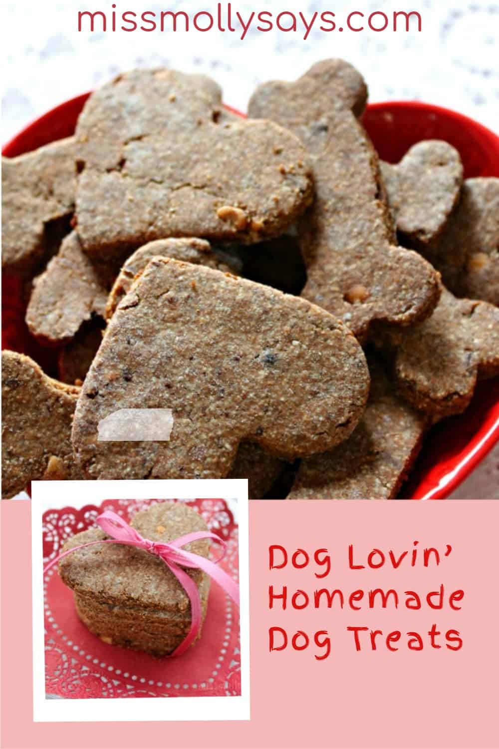 No Wheat Dog Lovin' Homemade Dog Treats Recipe