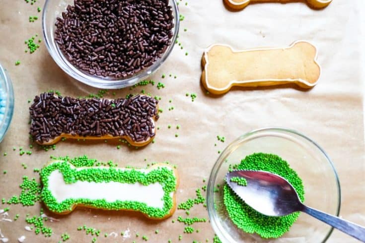 How to make FUN April Fools Dog Treat Cookies - Miss Molly Says