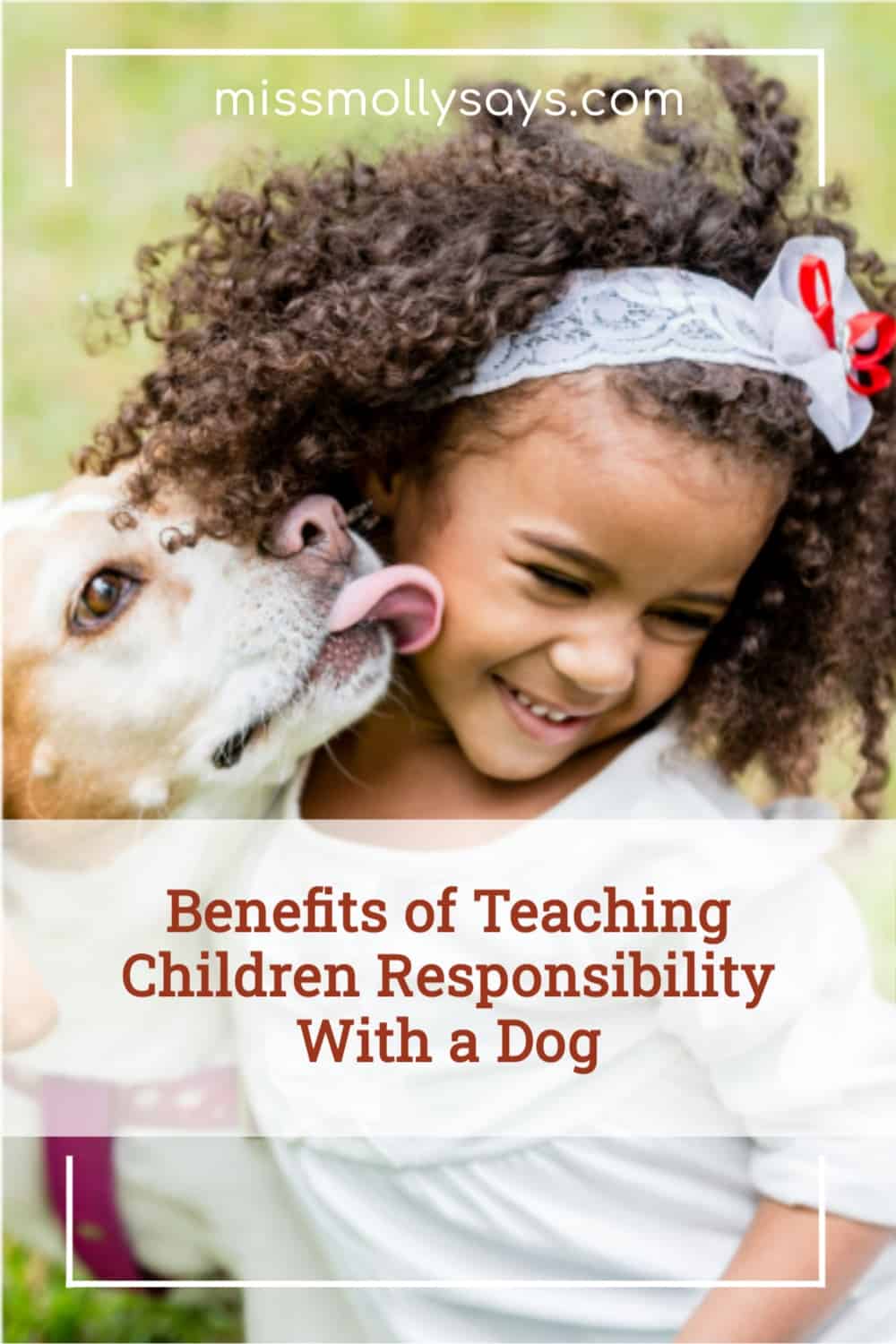 Benefits of Teaching Children Responsibility With a Dog - Miss Molly Says