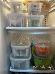 Luxear Fresh Keeper Refrigerator Storage Containers