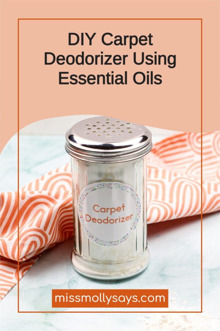 DIY Carpet Deodorizer Using Essential Oils - Miss Molly Says
