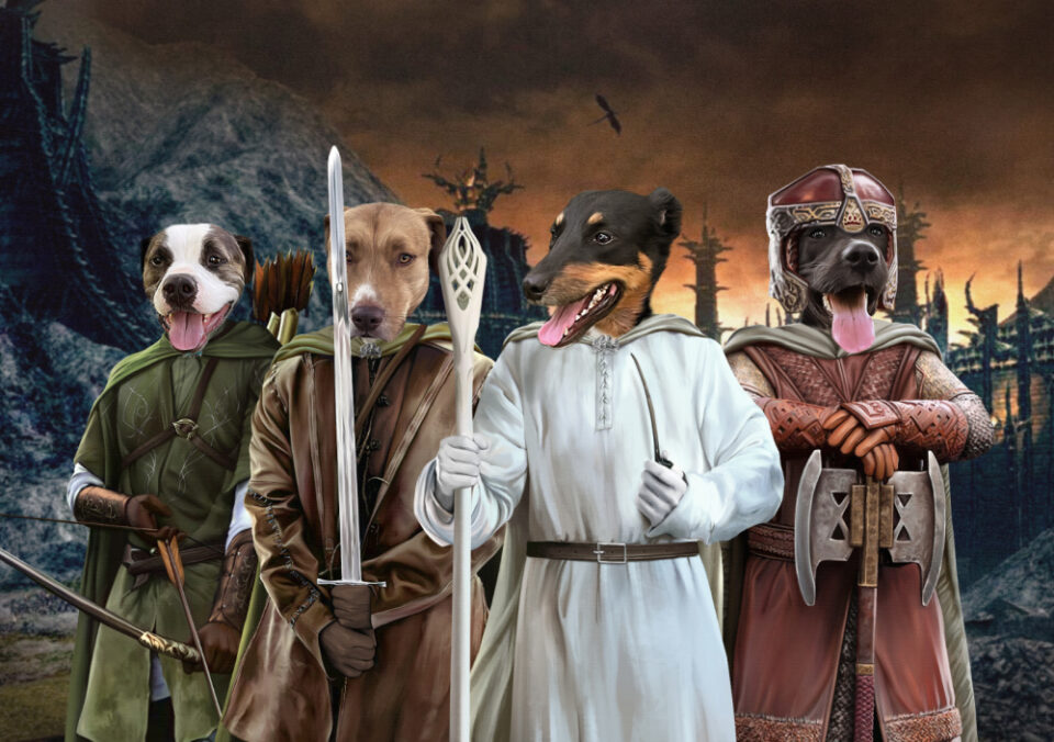 Custom Pet Portraits from Crown & Paw Make Pawsome Gifts