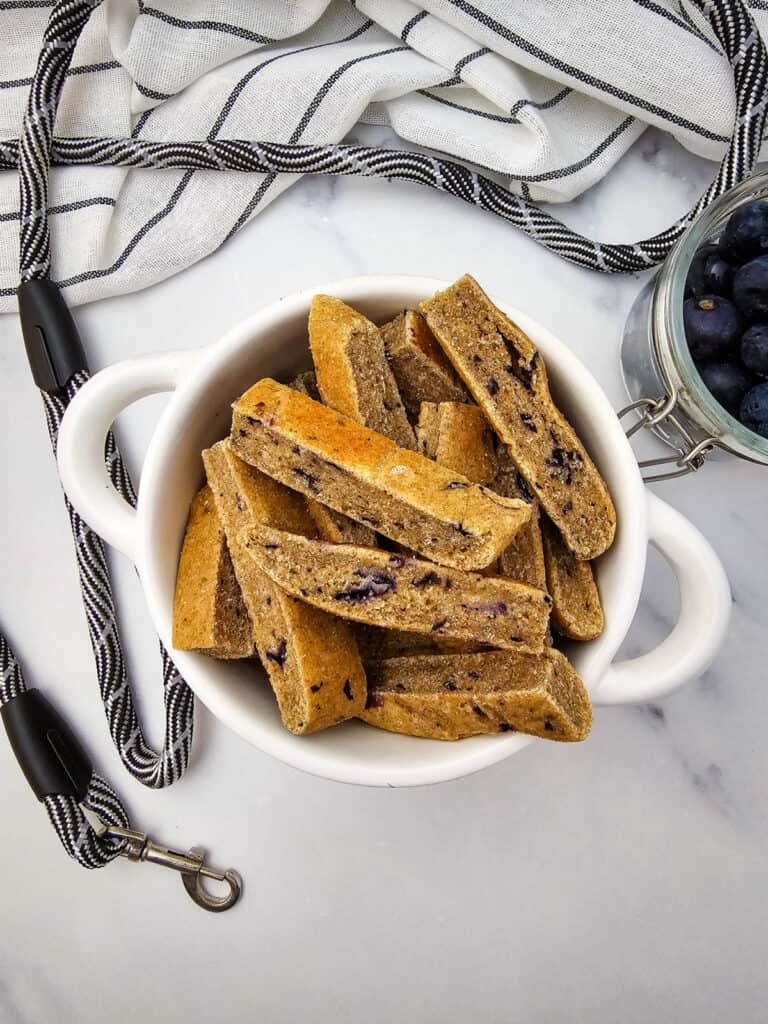 Homemade Blueberry Dog Chew Sticks Recipe - Miss Molly Says